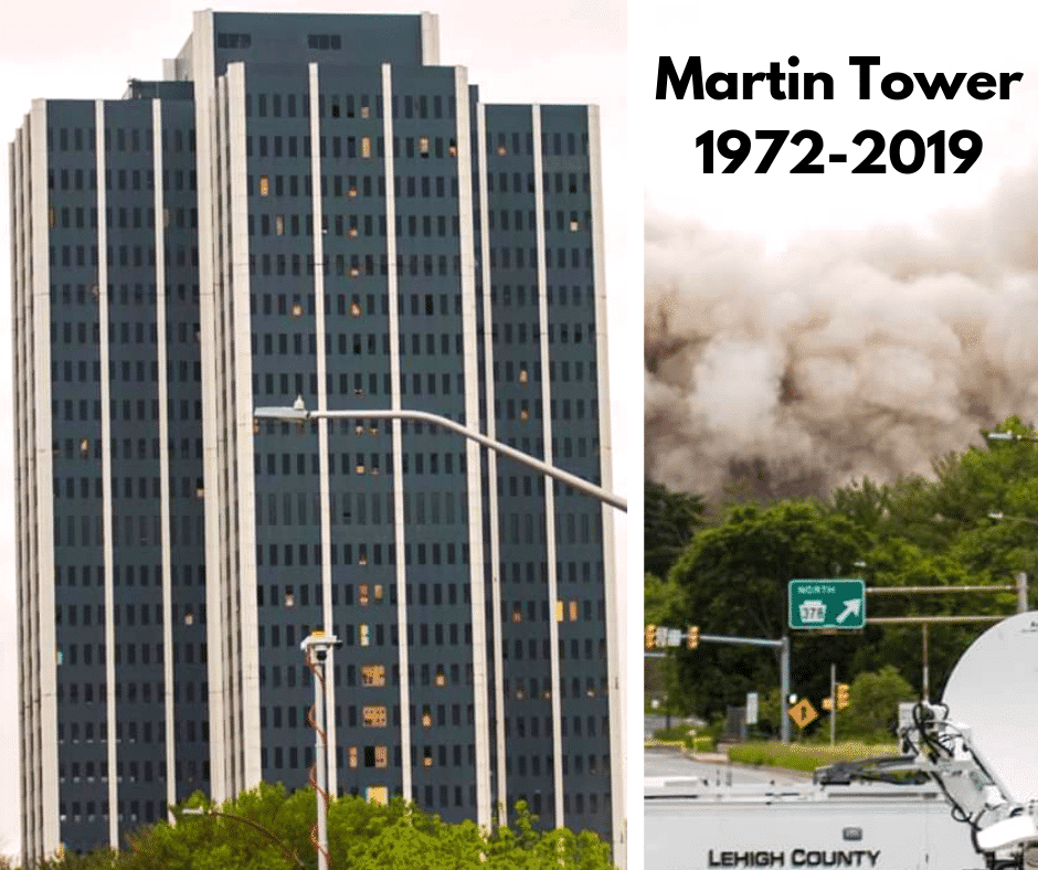 PHOTOS: Martin Tower Imploded, See It Fall in 19 Frames – Saucon Source