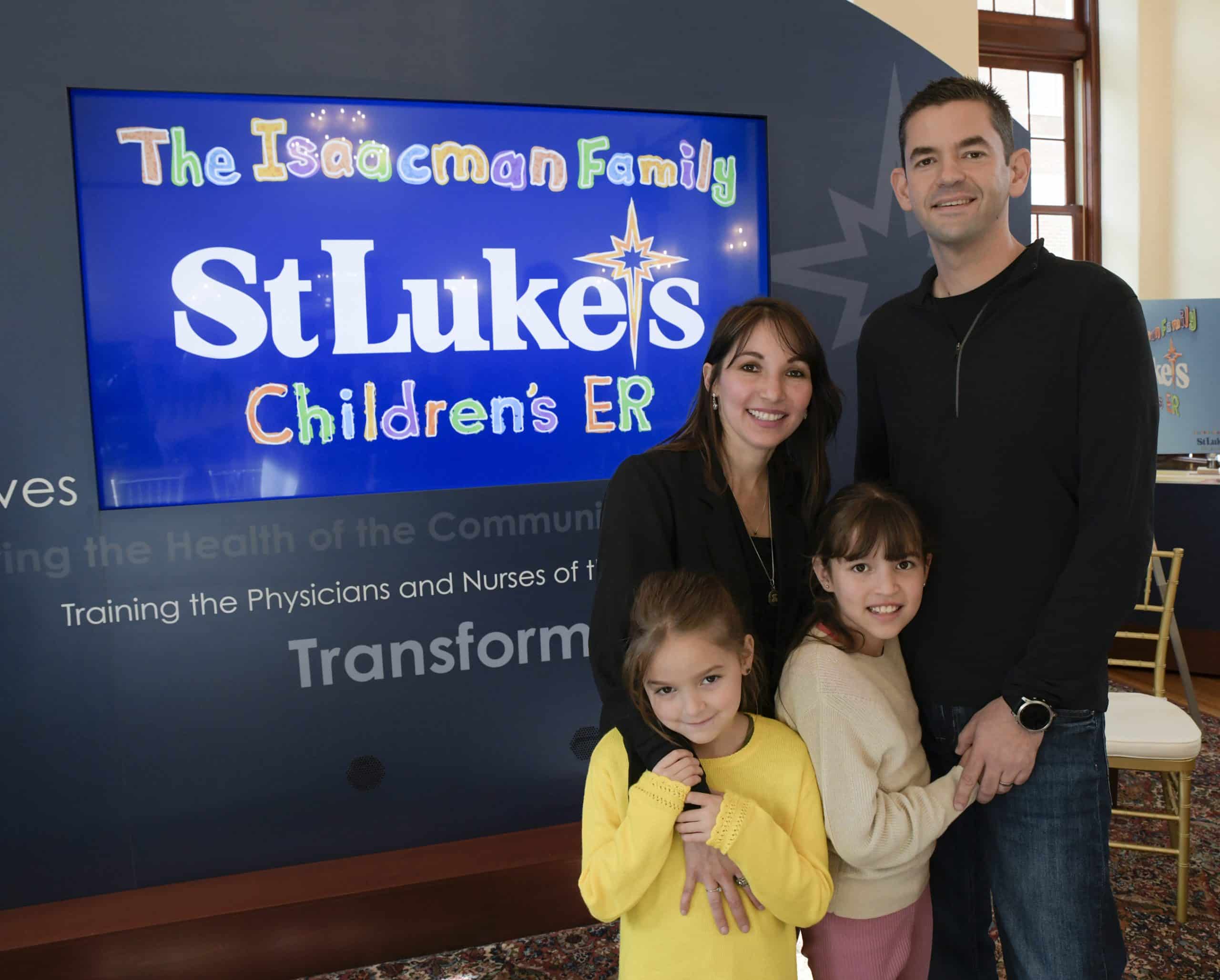 Isaacman Family Children’s Emergency Room Opens at St. Luke’s Children ...