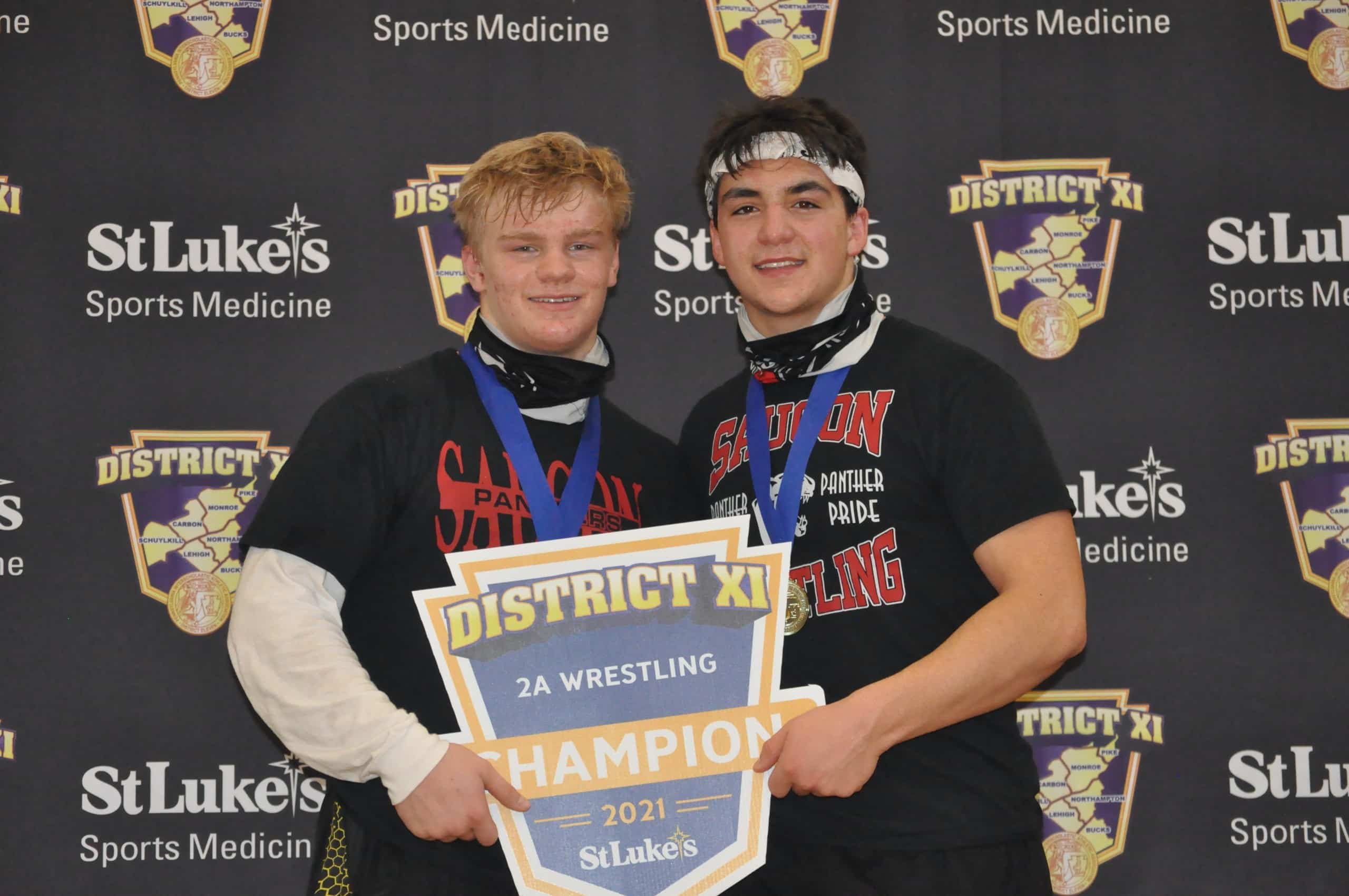 Csencsits, Mahaffey Bring Home District XI Wrestling Gold! – Saucon Source