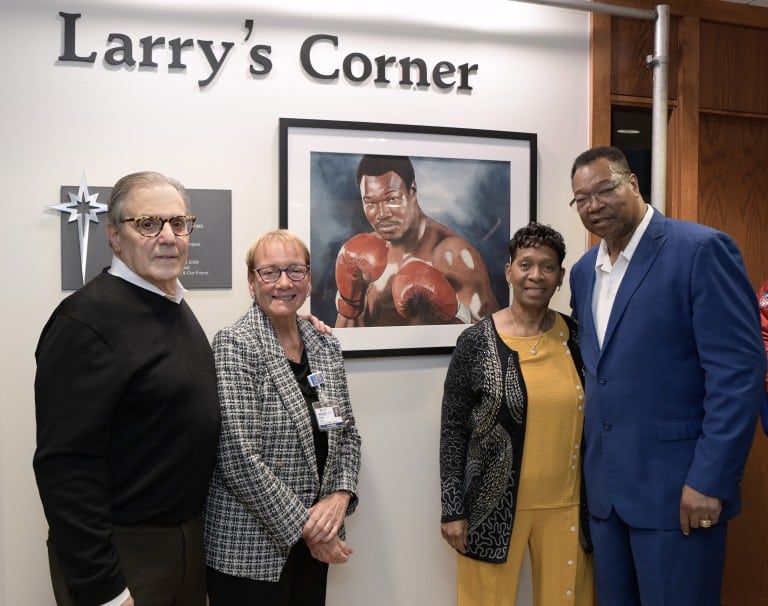 St. Luke’s Dedicates Larry Holmes Portrait at Easton Campus – Saucon Source